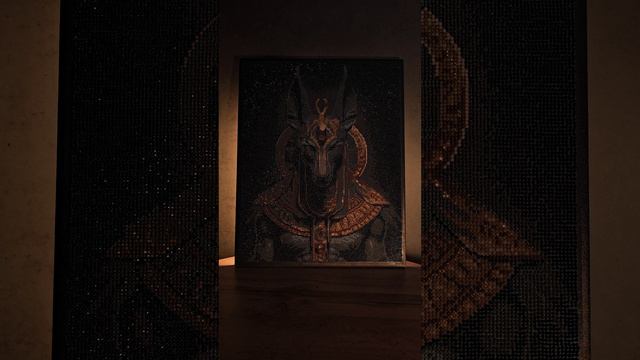 Анубис уже в наличии на WB: 214664754 😉Мистическая красота 💎 #Алмазныйряд #Алмазнаямозаика #Анубис