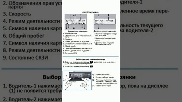 Руководство водителя тахографа VDO