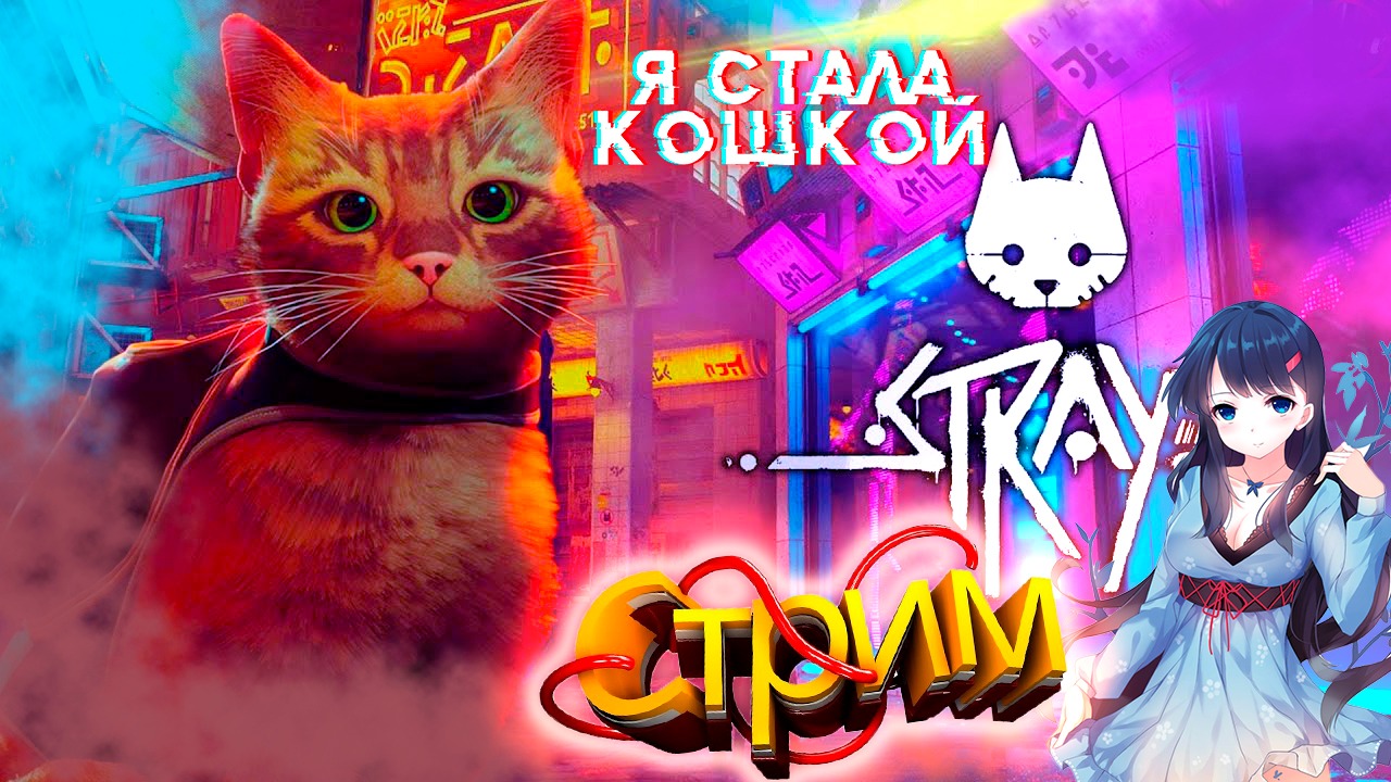 #Я СТАЛА КОШКОЙ #СТРИМ на прохождение / #STREAM Витубер стрим #Stray #Albina&amp;Emil
