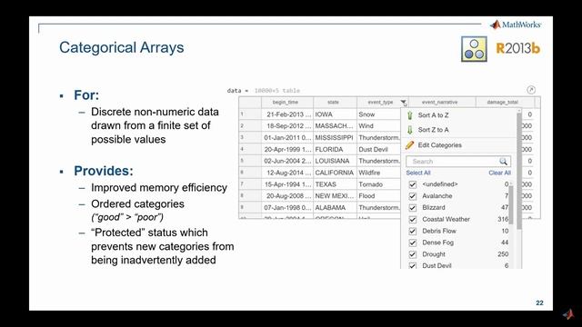 С чего начать 30 - Использование новых типов данных - новые способы работы в MATLAB
