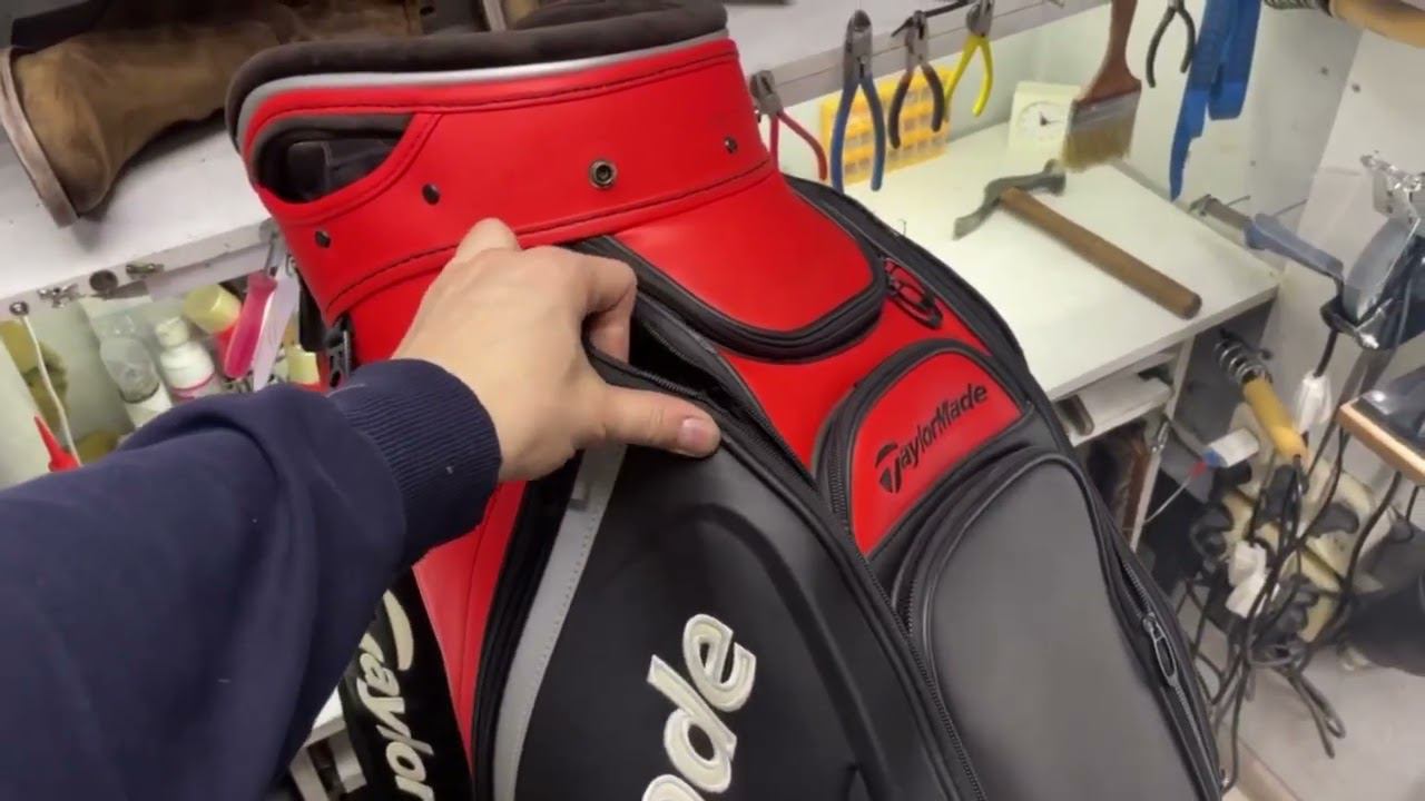 Ремонт сумки для гольфа. Бэк для гольфа