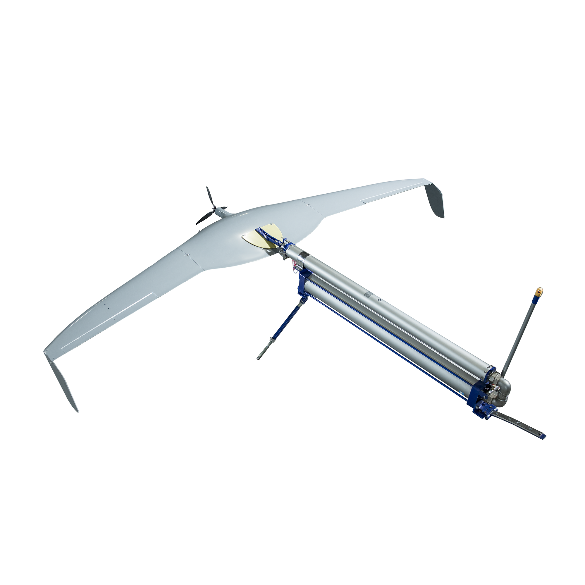 Пример работы пневматической катапульты для обеспечения быстрого взлета