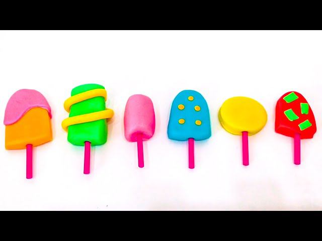 РАЗНОЦВЕТНОЕ МОРОЖЕНОЕ ИЗ ПЛАСТИЛИНА ПЛЕЙ ДО