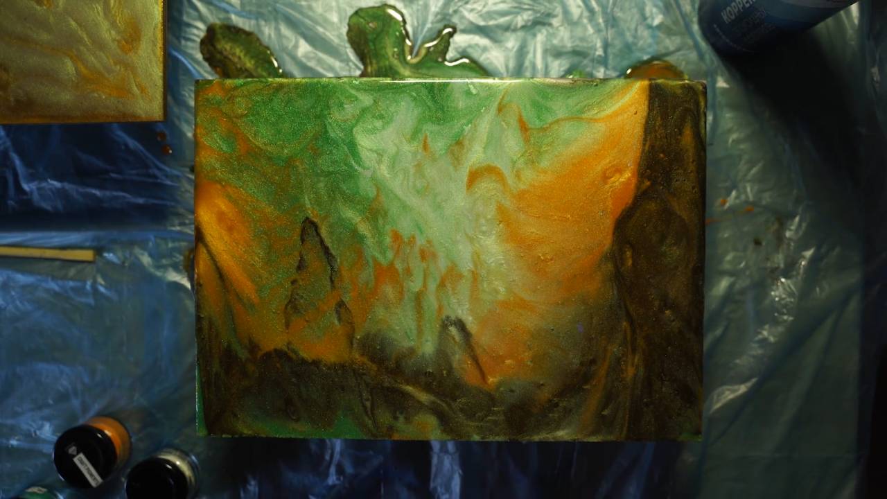 Картина смолой