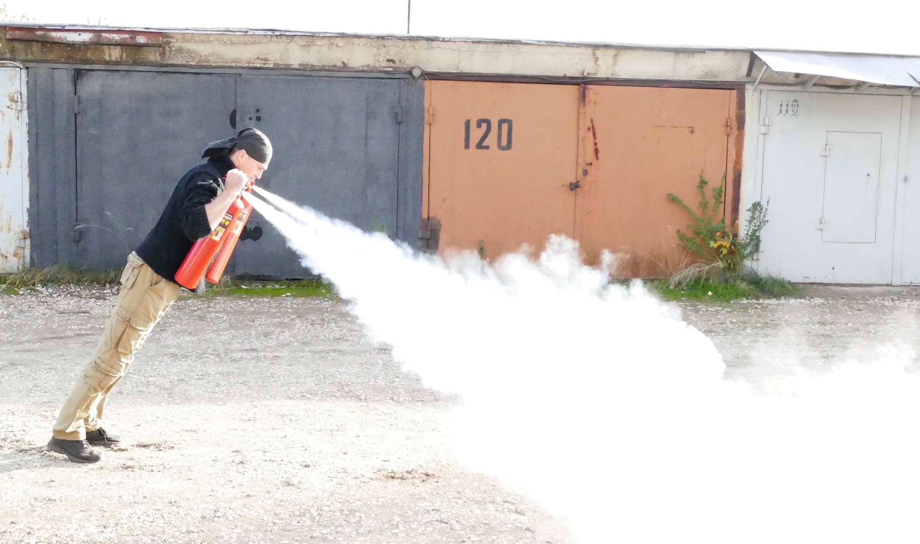 Можно ли летать на огнетушителях?