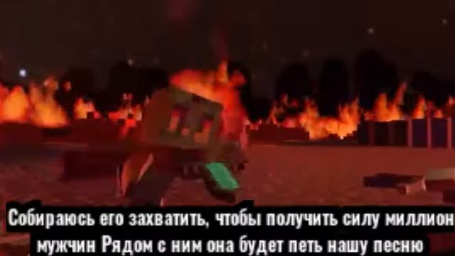 "Battle of the glitches 6" на русском (Minecraft animation)