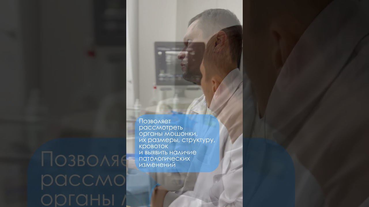 УРОЛОГИЯ.УЗИ мошонки БЕСПЛАТНО в Клинике Николая Доценко #шортс #узи #уролог