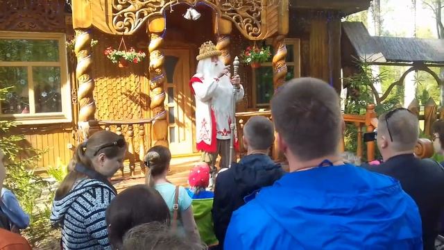 В Поместье Деда Мороза в Беловежской Пуще