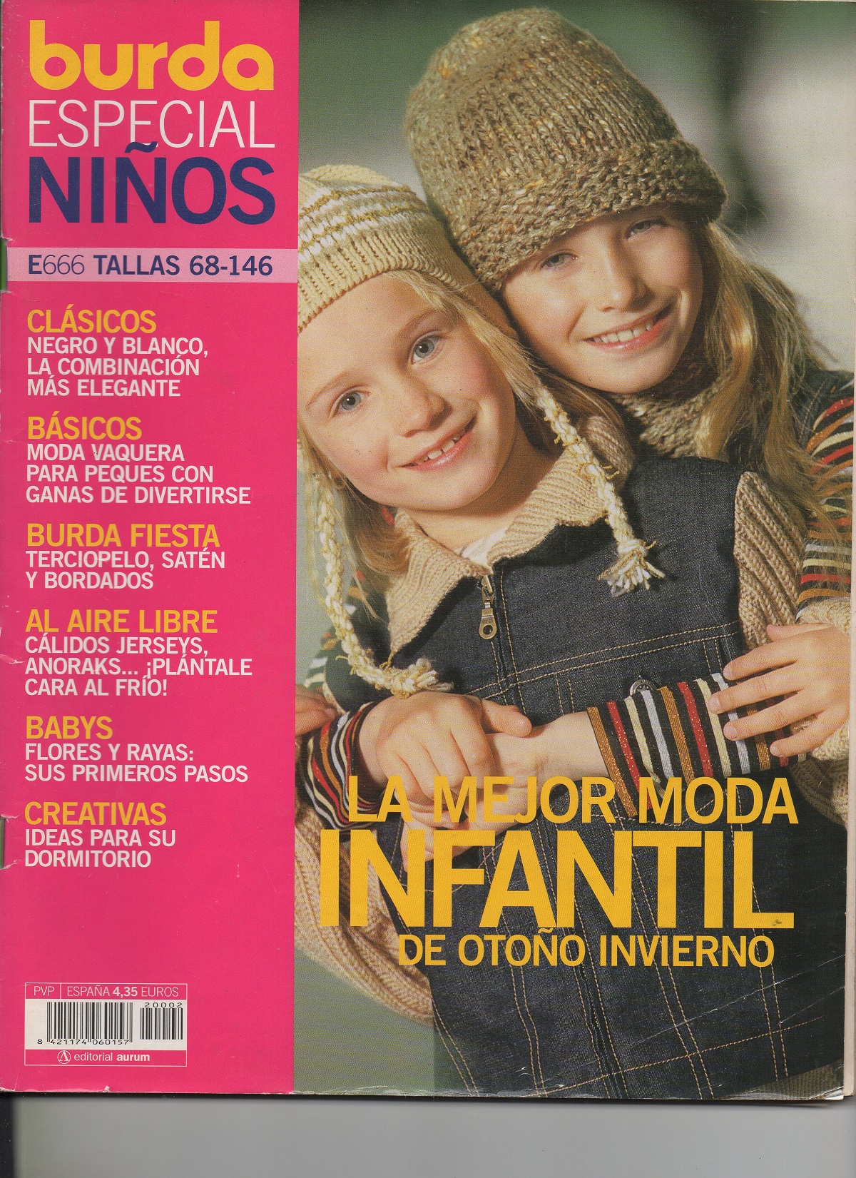 BURDA ESPECIAL NINOS E666 (Испания)  с детскими моделями для шитья - Обзор - Ирина-Рукоделие