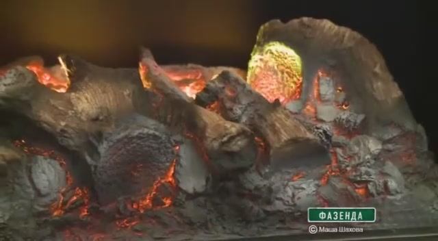 Электрический камин Dimplex Redway в телепроекте "Фазенда"