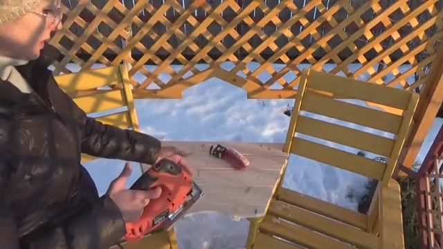 Садовый чайный столик моими руками