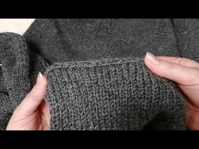 Обработка края полым шнуром.