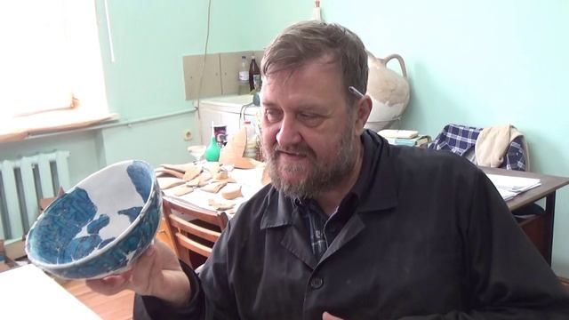 Кашинная чаша из раскопа на Петровском бульваре, 5