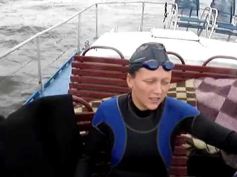 Комментарии Марии Меняйловой после заплыва Санкт-Петербург —  Кронштадт