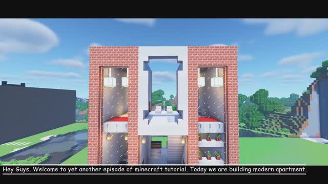 Современная квартира в Майнкрафт (Minecraft) - как построить