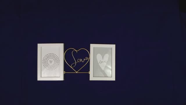 Мультирамка два фото 10х15 Platinum BB-7039, мдф, цвет белый.