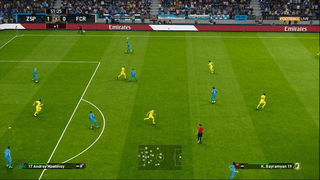 eFootball PES. Зенит - Ростов 25 мая