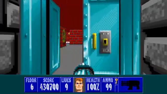 Wolfenstein 3D Episode 3 Walkthrough [100 pct, I am Death incarnate, No commentary]