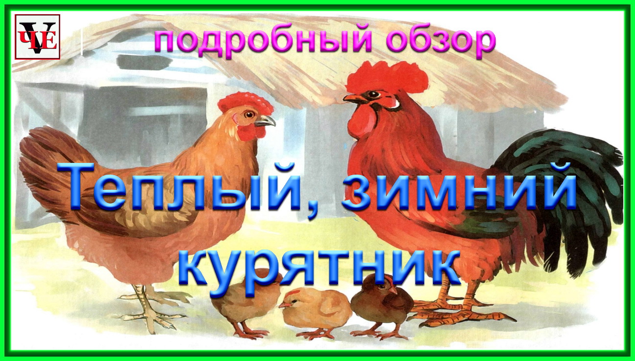 Теплый, зимний курятник - подробный обзор.mp4