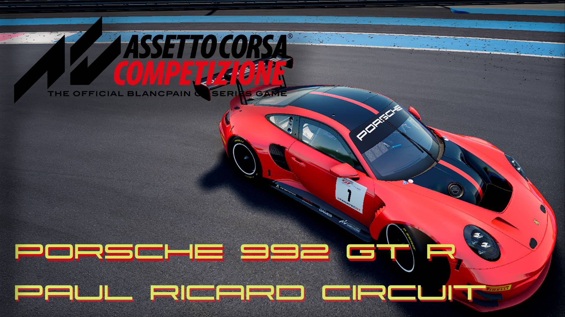 Assetto Corsa Competizione Paul Ricard Circuit Porsche 992 GT3 R #gametour #acc #porsche #992