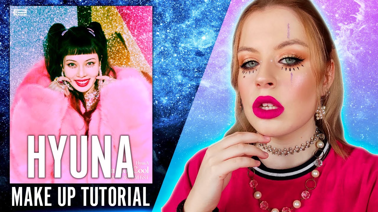 HyunA - I'M NOT COOL / Повторяю макияж из клипа / Makeup Tutorial