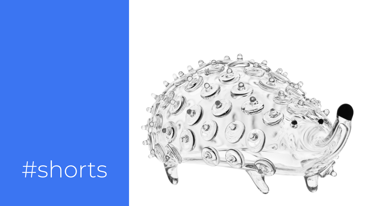 Стеклодувное производство. Изготовление декоративного изделия #shorts