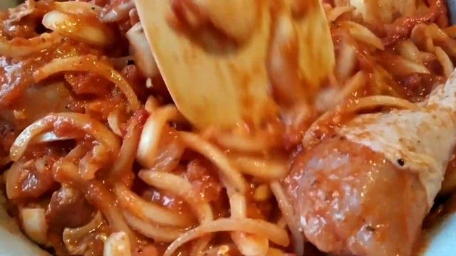 Чахохбили из курицы.