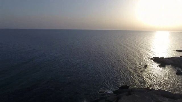 Гирне - Лапта. Набережная с высоты птичьего полёта. Северный Кипр. Кирения