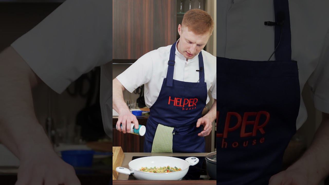 Готовим в ВОК рис с овощами. Как приготовить заранее рис и замороженную смесь - см. на канале