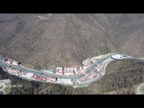 Облет курорта Красная поляна.