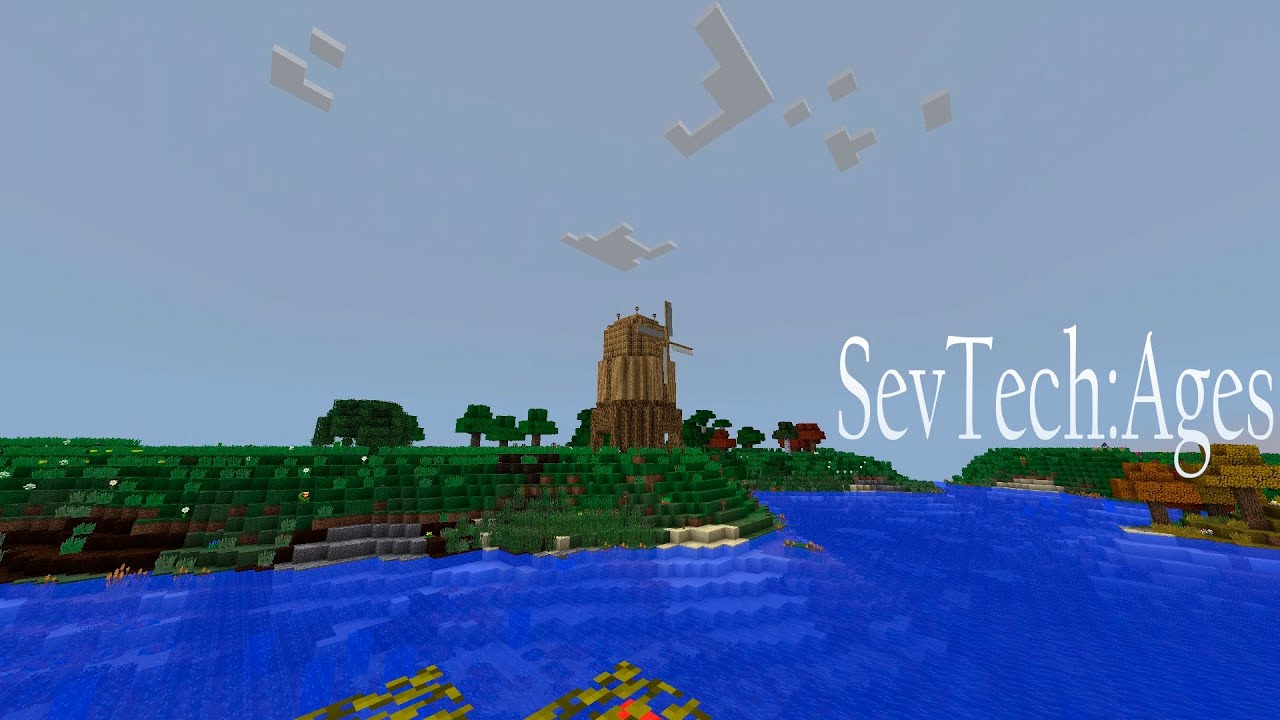 Ветренная мельница и многое другое - Minecraft SevTech - Ages №1