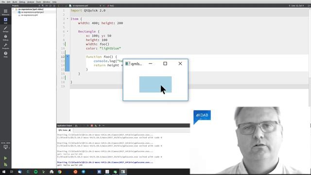 Introduction to Qt - QML (Part 03) - The Structure of a QML file- Elements and Properties
