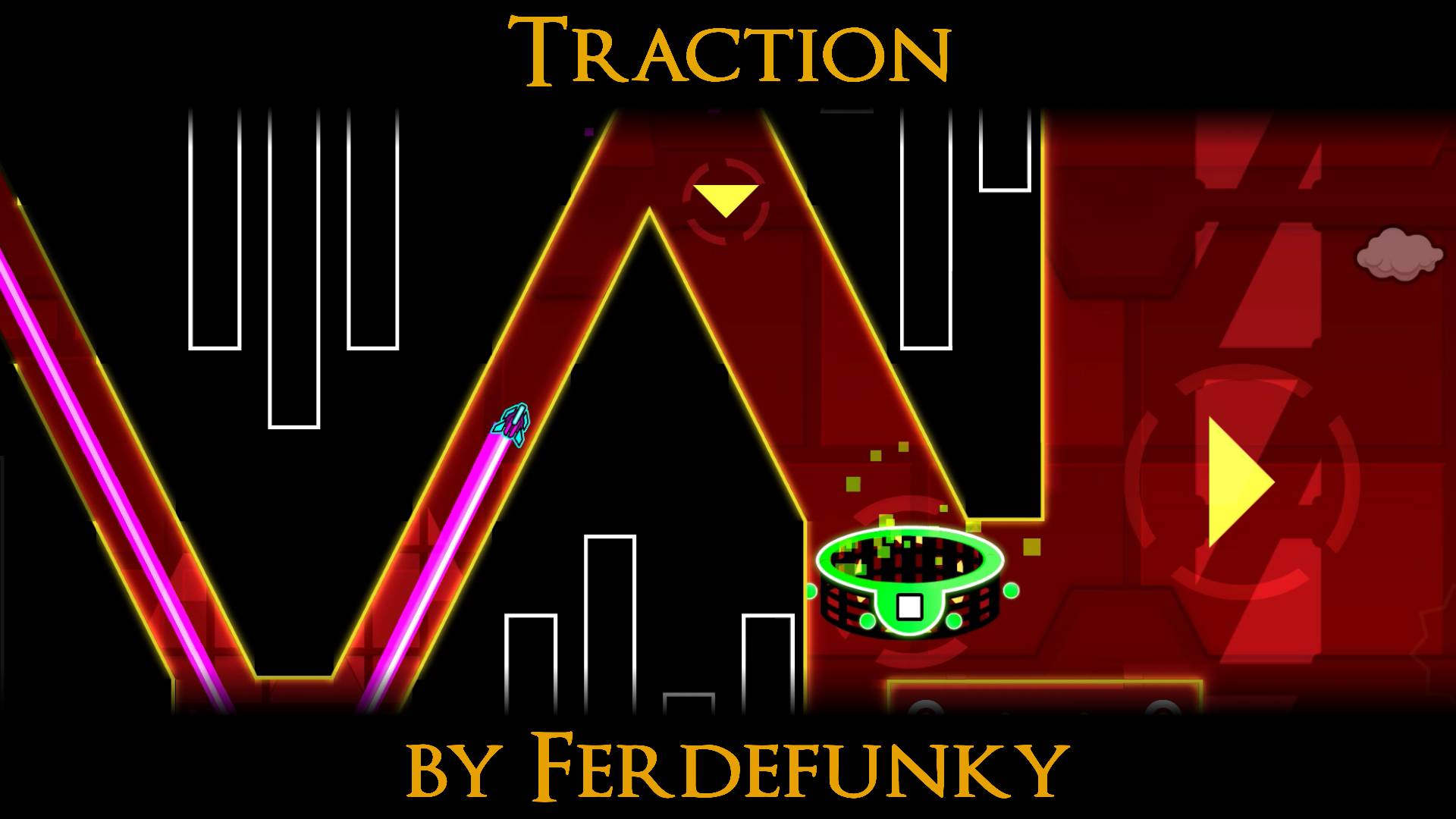 Traction by Ferdefunky | Demon Gauntlet Levels | Geometry Dash