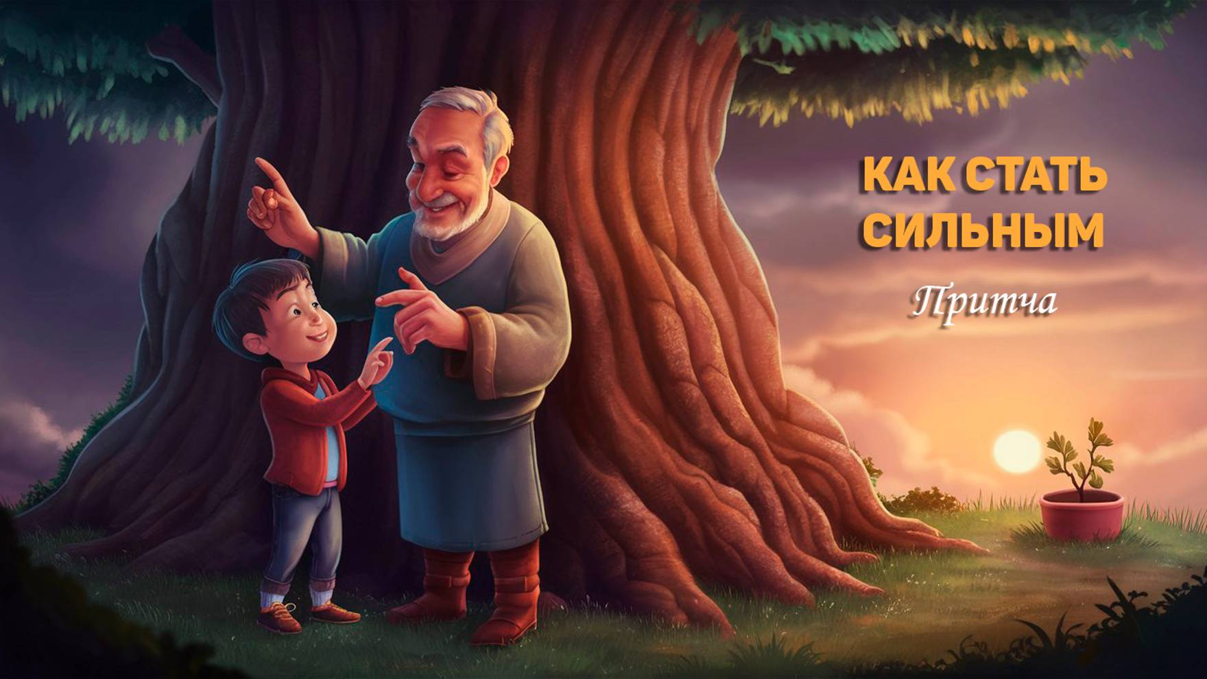 Притчи о жизни. Как стать сильнее. Урок от природы и дедушки