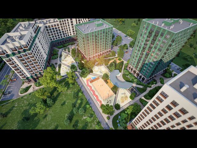 3D-полёт над ЖК Август