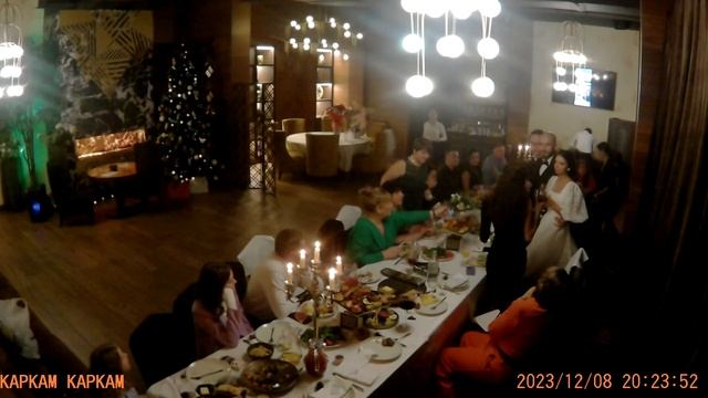 Свадьба Чарли и Гали в ресторане