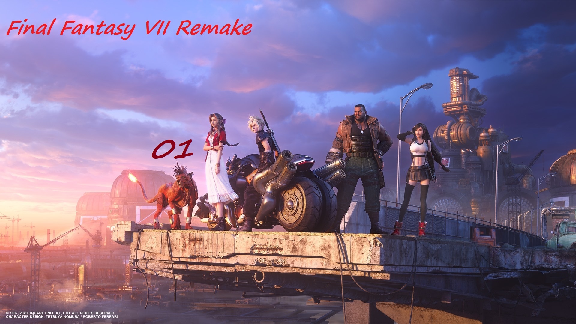 Прохождение Final Fantasy VII Remake. Серия 01. Эпик сочится с экрана