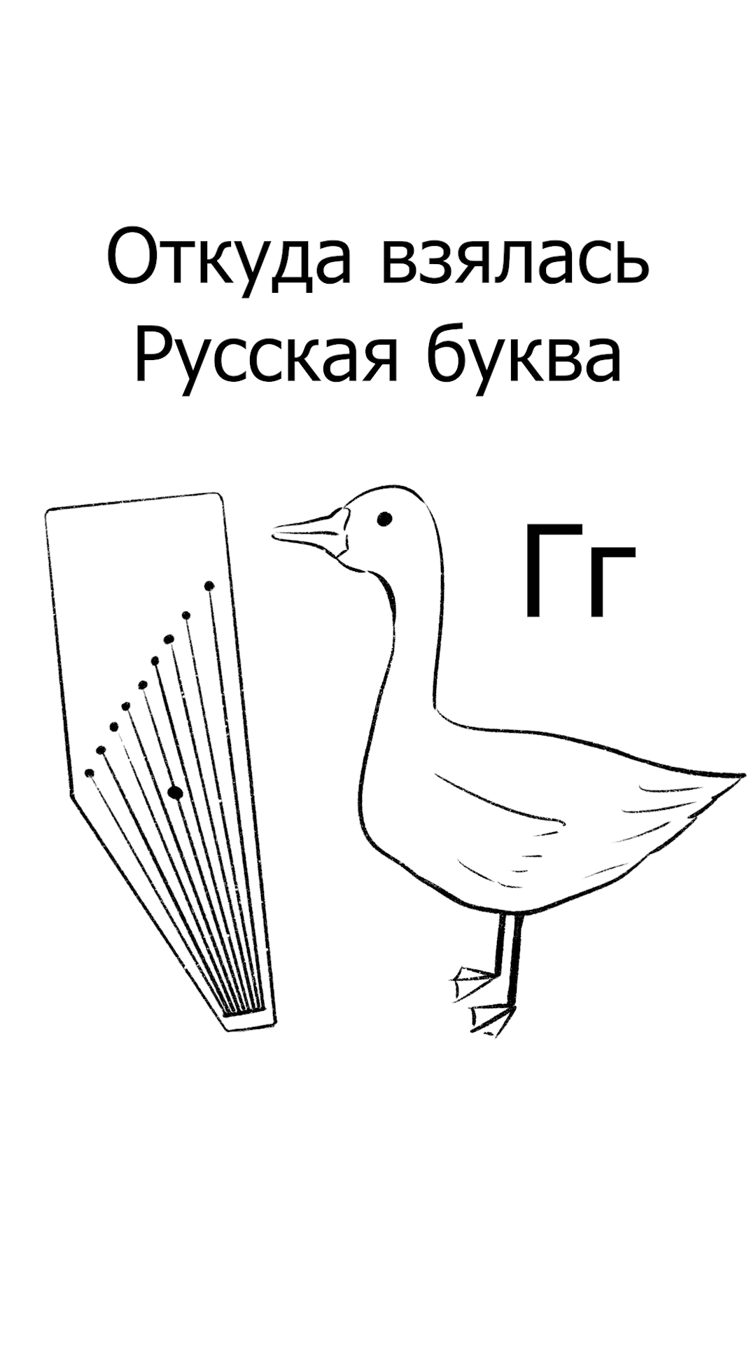 Буква Г и Руна Глас #Рунарь #Руны #Азбука Рунарь 2
От куда взялась русская буква Г?