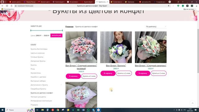 Аудит сайта по Продаже Цветов