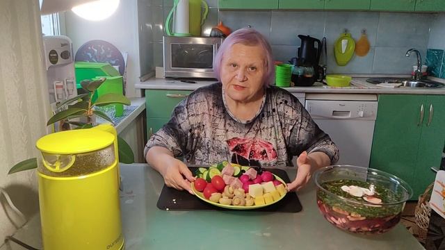 Холодник(свекольник) овощьные шашлычки