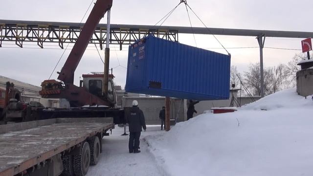 ЭДБ-200-4 в УБК-5 для складского комплекса г. Новосибирск (НОЯБРЬ 2017)