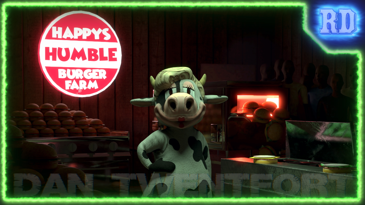 Серия #1 - Начало игры ► Релизная версия инди - хоррора ● Прохождение Happy's Humble Burger Farm