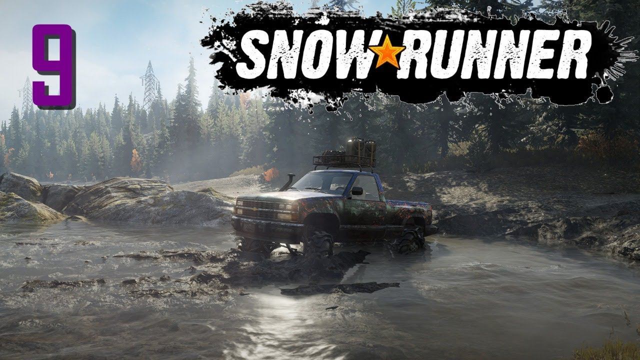 SNOWRUNNER ❄ Исследую Островное озеро #9