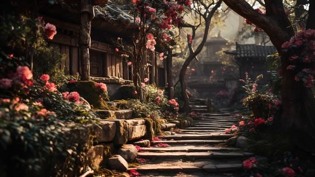 Синтоистская деревня _ Расслабляющая японская дзен-музыка с флейтой