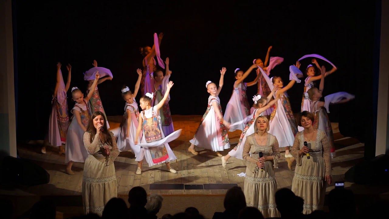 Народный вокальный коллектив "Откровение" и театр танца "Элегия" (мл.) - "Пёрышко". 20 мая 2018.