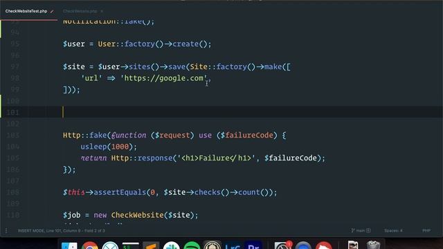 17 - notifying the user once their website goes down