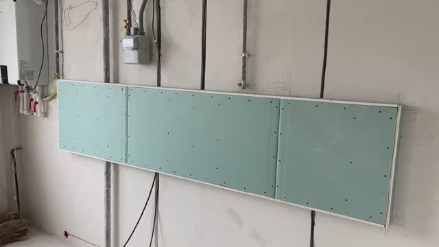 Как сделать фартук из гипсокартона на кухне. Монтаж гипсокартона своими руками.