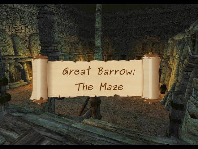 Great Barrow: The Maze. How to pass with challenge in duo (50)?