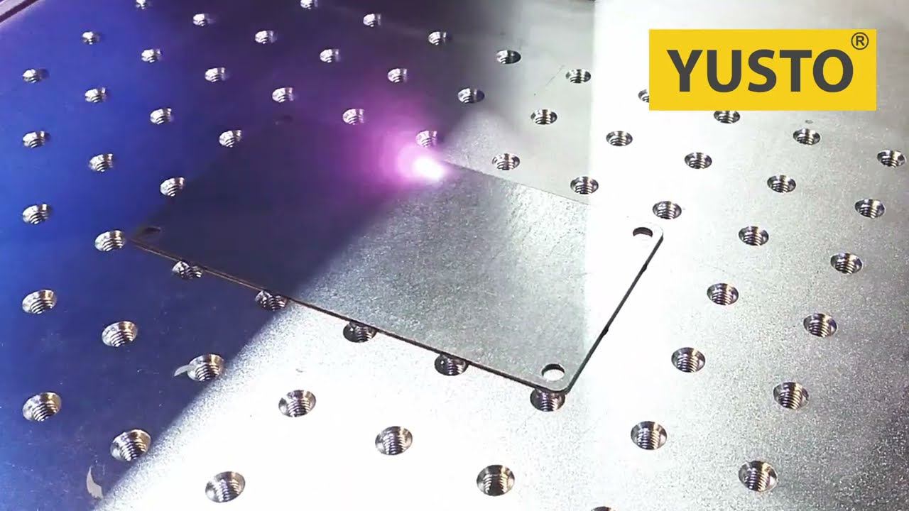 Лазерная маркировка шильд из оцинковки и нержавейки на лазерном маркере. Параметры. Время. Raycus.