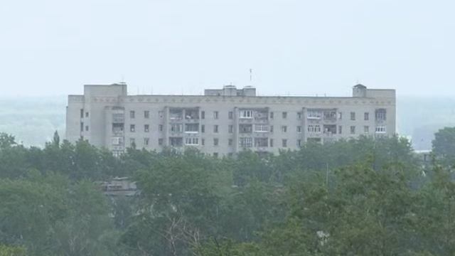 Смог над городом. Май 2010 год.